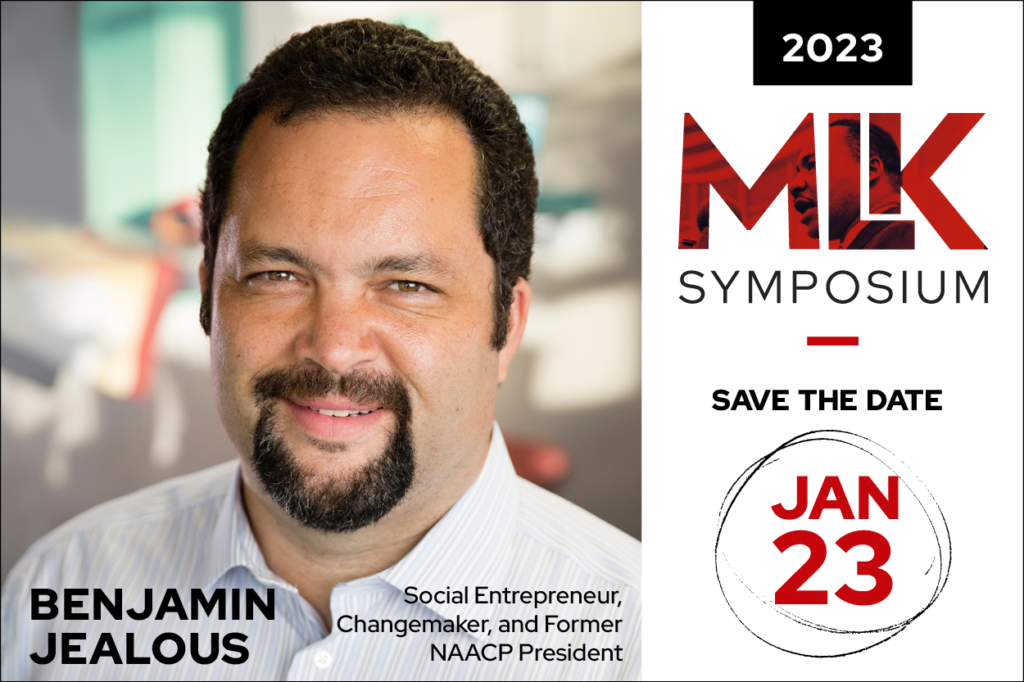 Former NAACP president Benjamin Jealous to present annual MLK Symposium ...